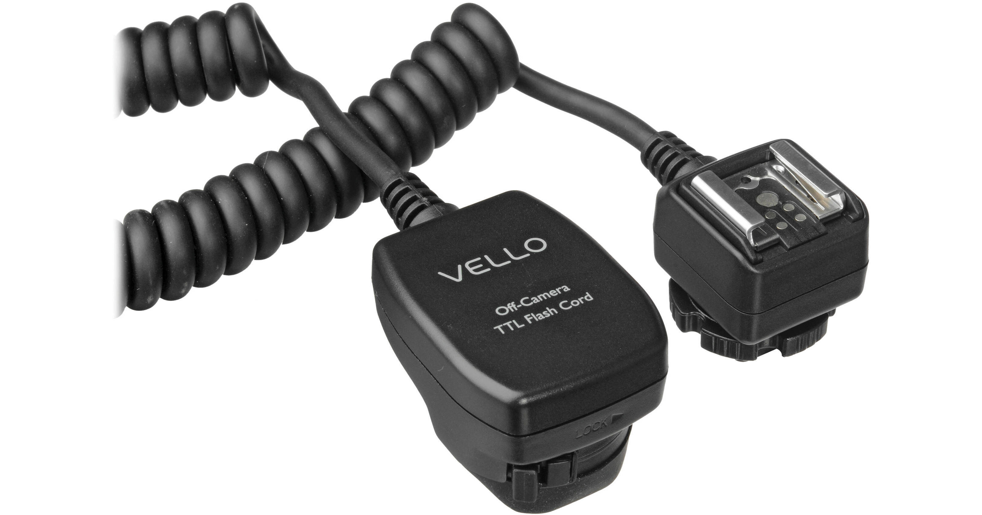 Vello Off-Camera TTL Flash Cord for Canon Cameras (1.5')