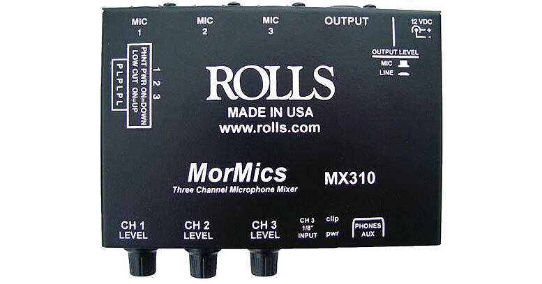 XLR Mixers | 2 Channel Mixers | Stereo Line Mixers | B&H