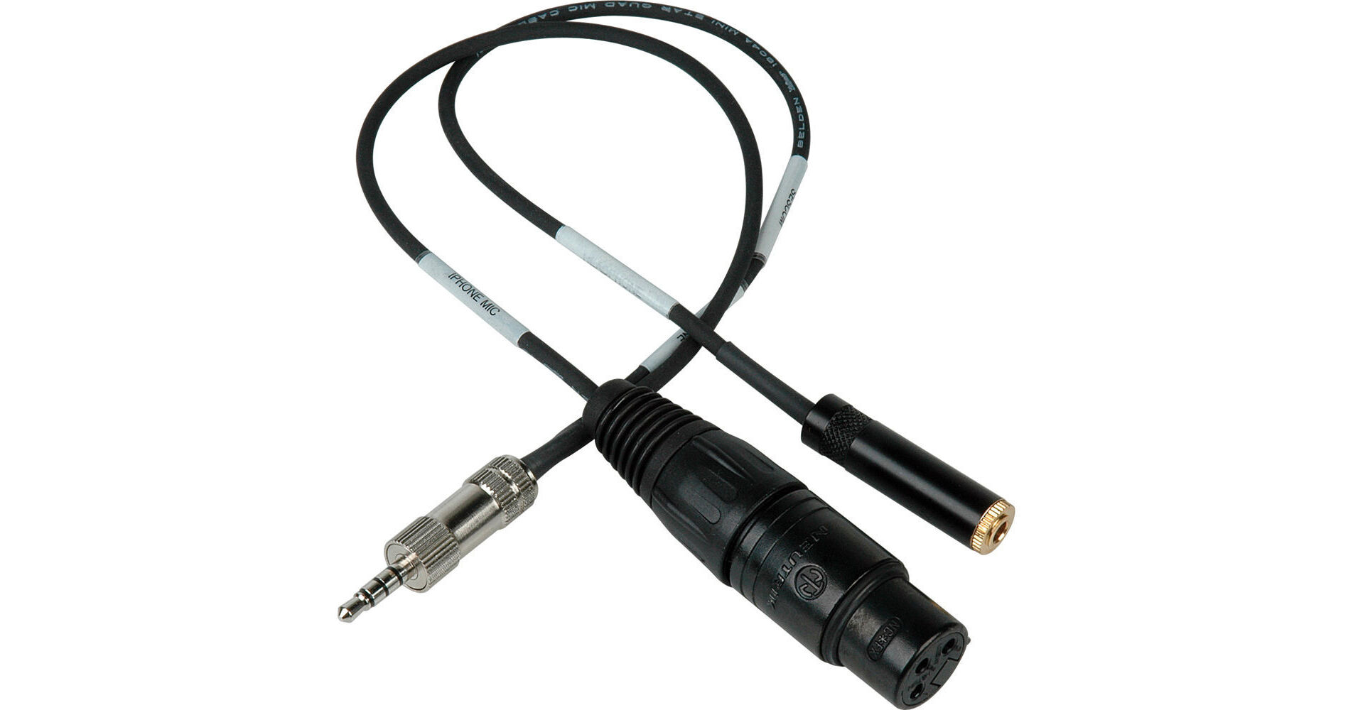 Sescom TRRS to XLR Microphone & 3.5mm Monitoring IPHONE-MIC-1