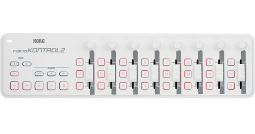 Korg nanoKONTROL2 Slim-Line USB MIDI Controller (White)