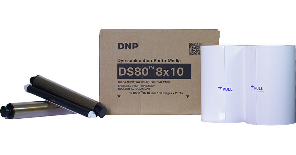 DNP 8 x 10" Print Pack for DS80 Printer (2-Pack) DS80 8X10 B&H