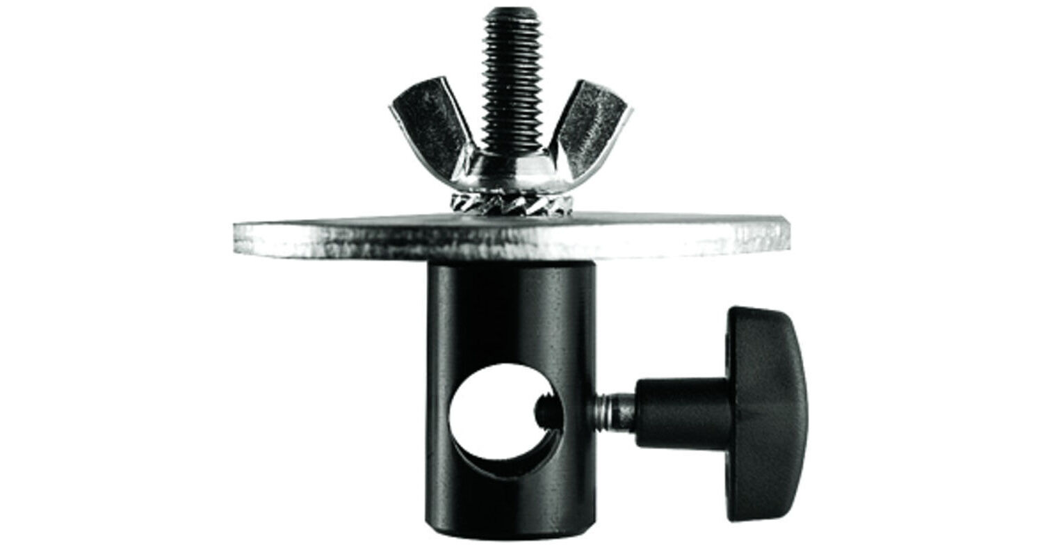 Manfrotto 16mm Female Adapter with 3/8" Screw and 80mm Disc 179