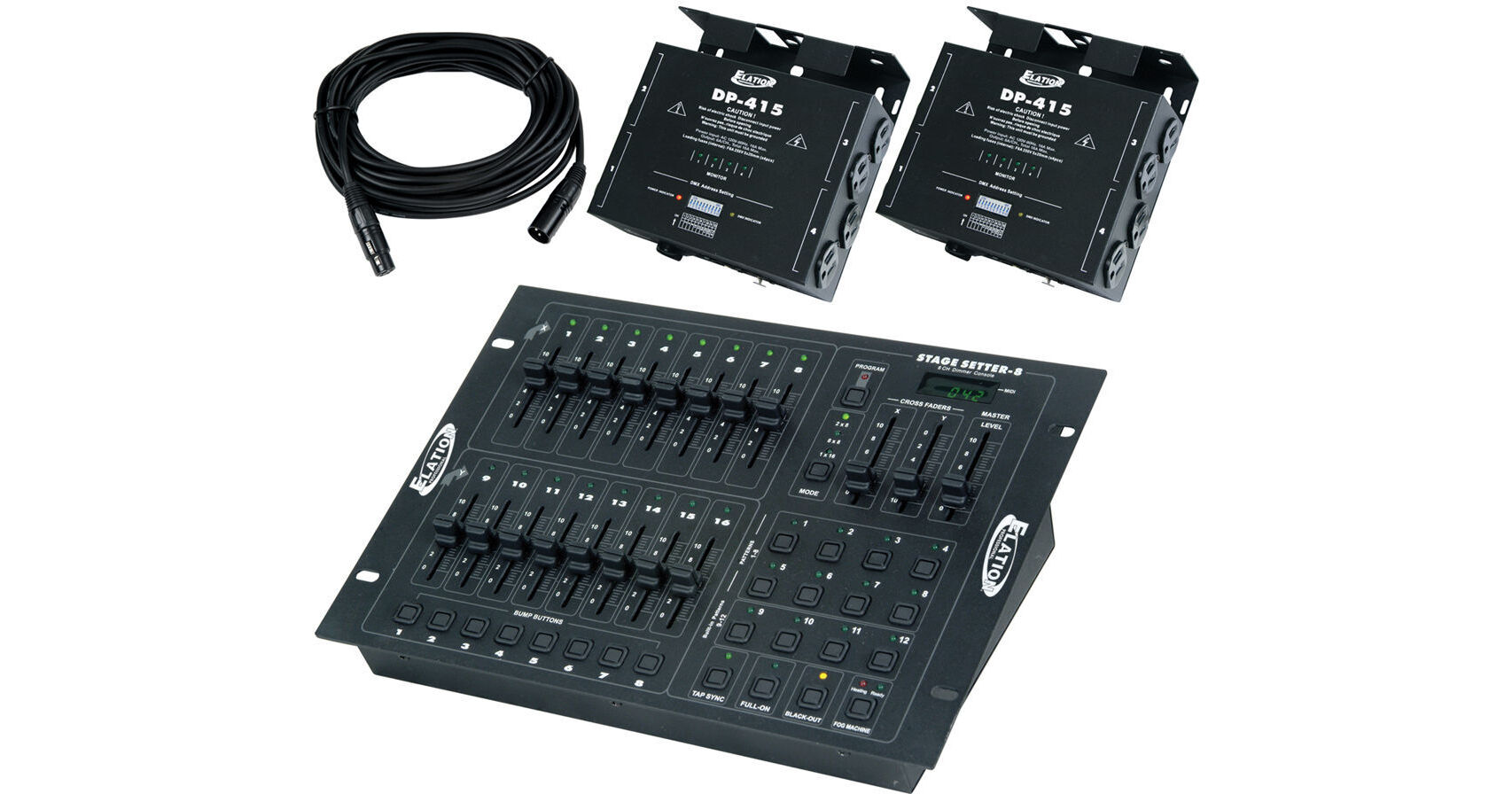 American DJ Stage Pak 1 Controller & Dimmer Pack STAGE PAK 1 B&H