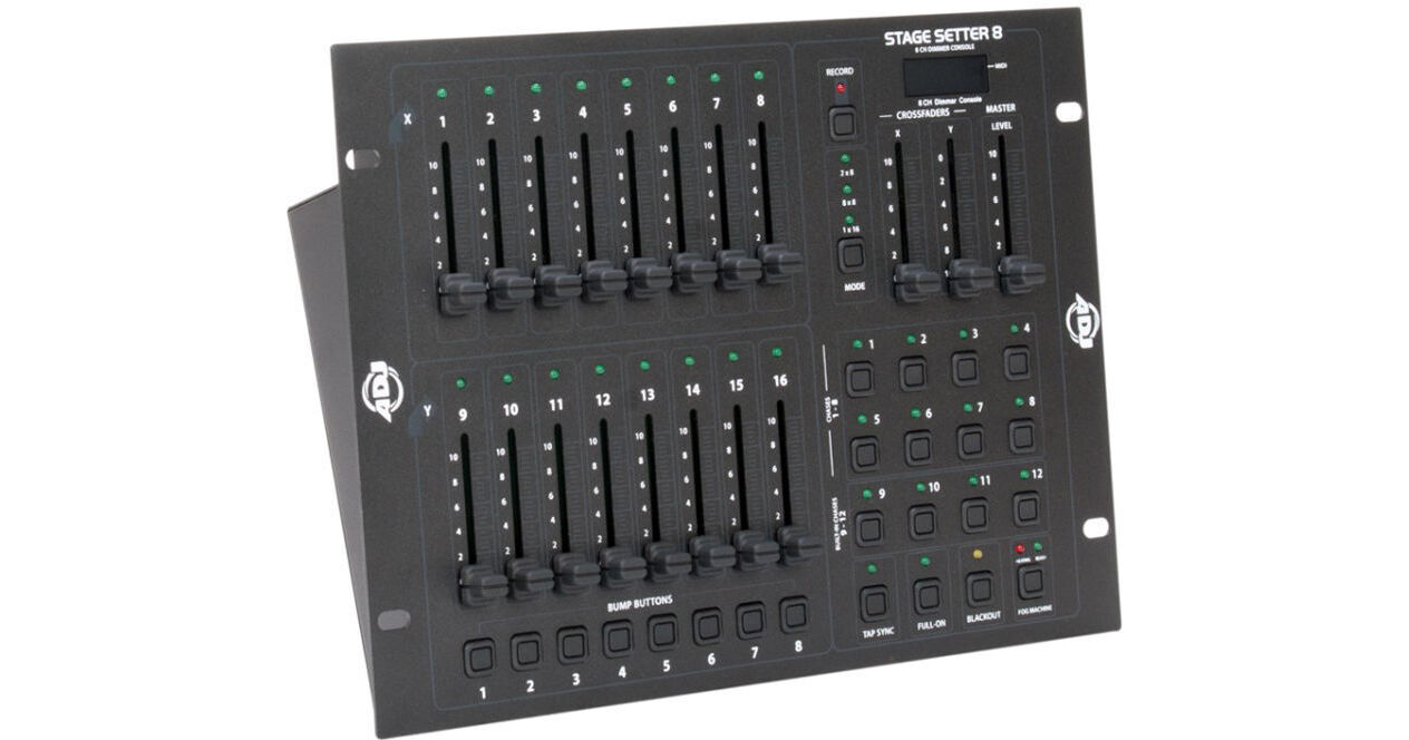 American DJ Stage Setter 8 - 16 Channel DMX STAGE SETTER-8 B&H