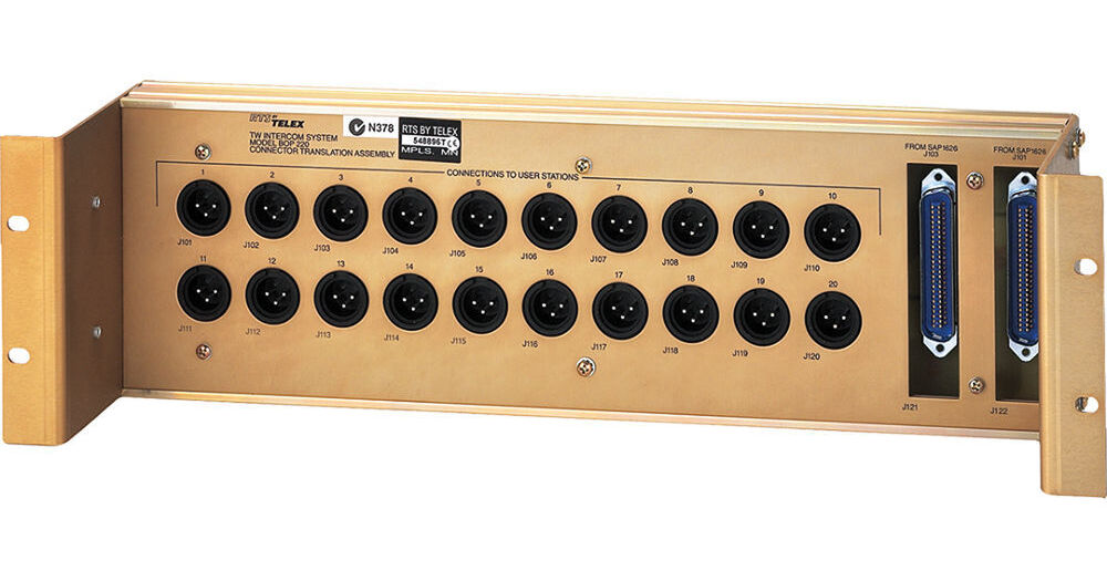 Telex BOP-220 Breakout Panel for SAP-1626 F.01U.391.516 B&H