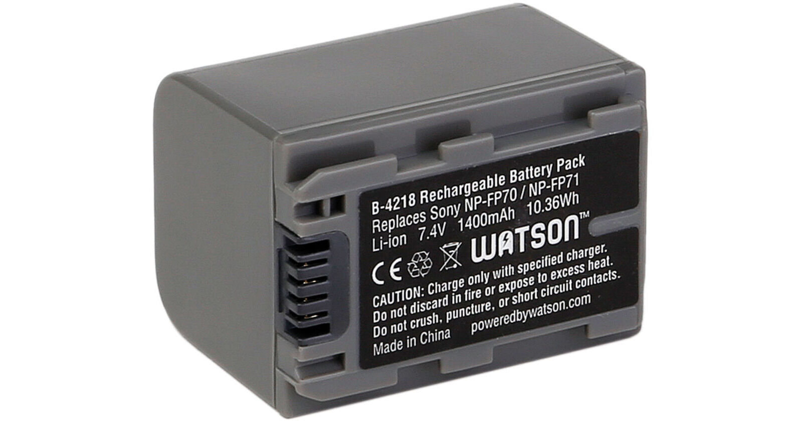 Watson NP-FP71 Lithium-Ion Battery Pack (7.4V, 1400mAh) B-4218