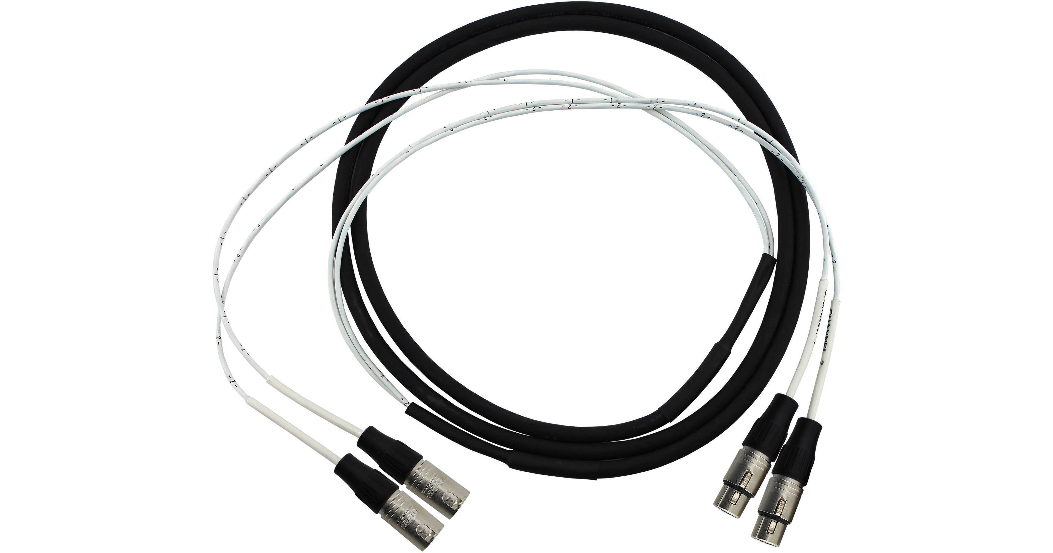 Pro Co Sound 2-Channel 3-Pin XLR Male to 3-Pin XLR N1MTI210FM