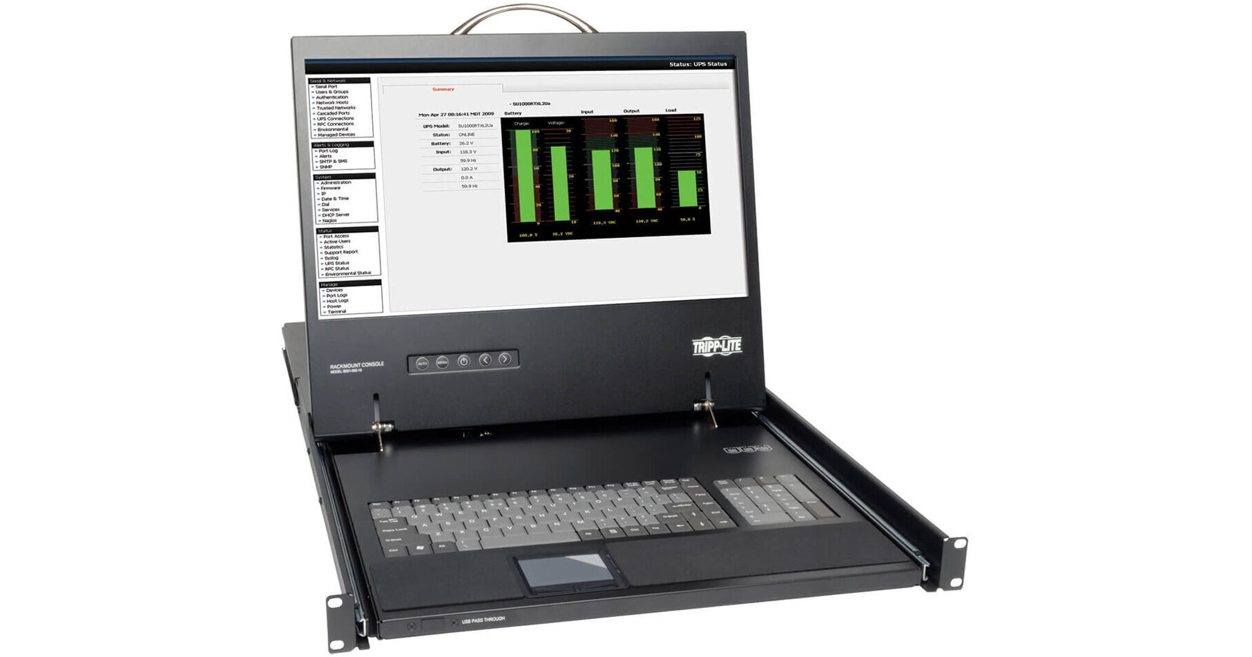 Tripp Lite B021-000-19 1RU Rackmount Console with 19"