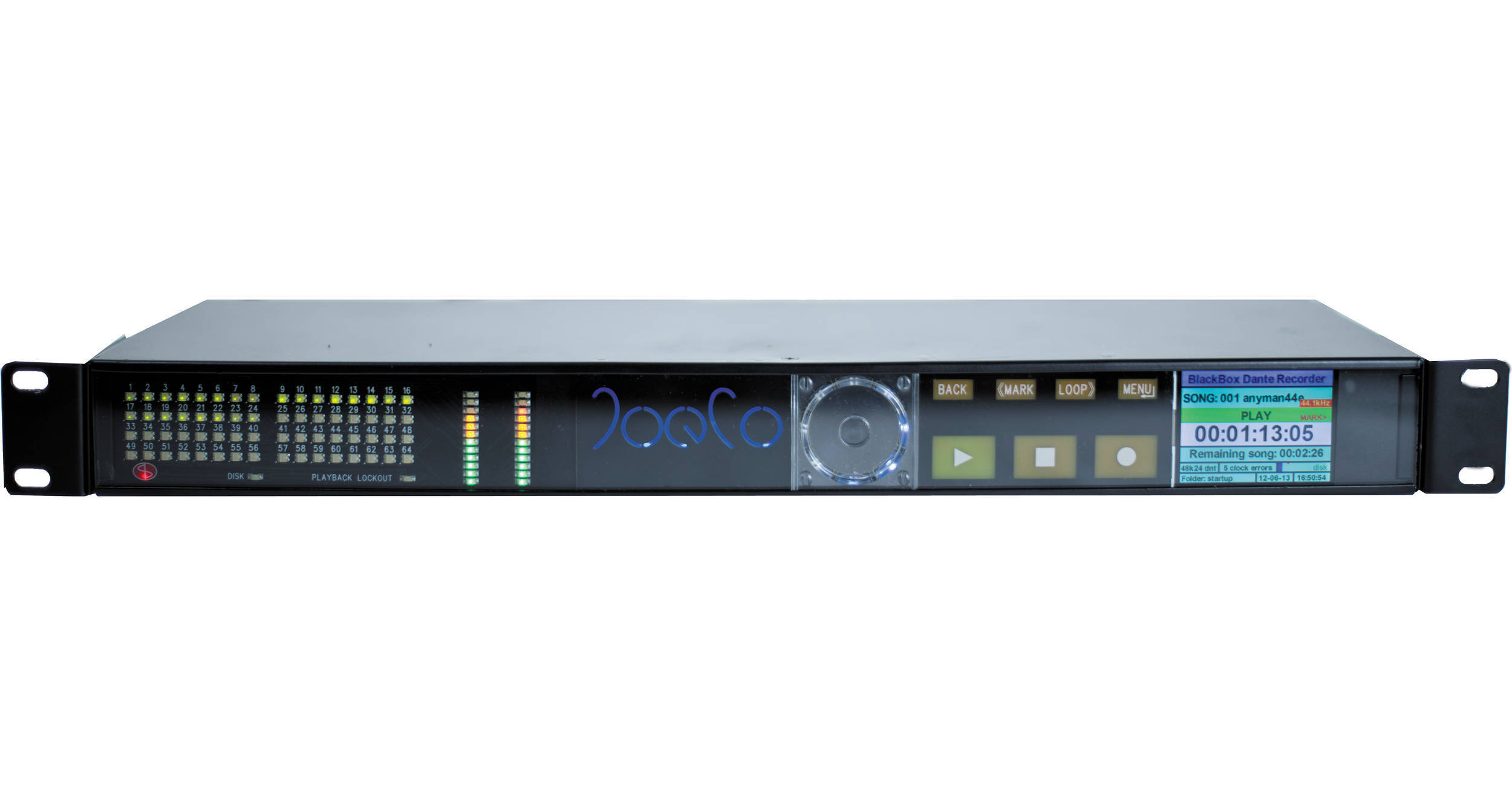 JoeCo BBP64 64-Channel BlackBox Player with Dante BBP64-DANTE
