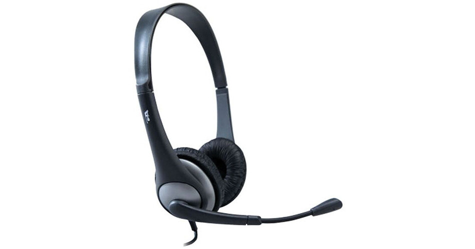 Cyber Acoustics AC-204 Stereo Headset and Boom Mic AC-204 B&H