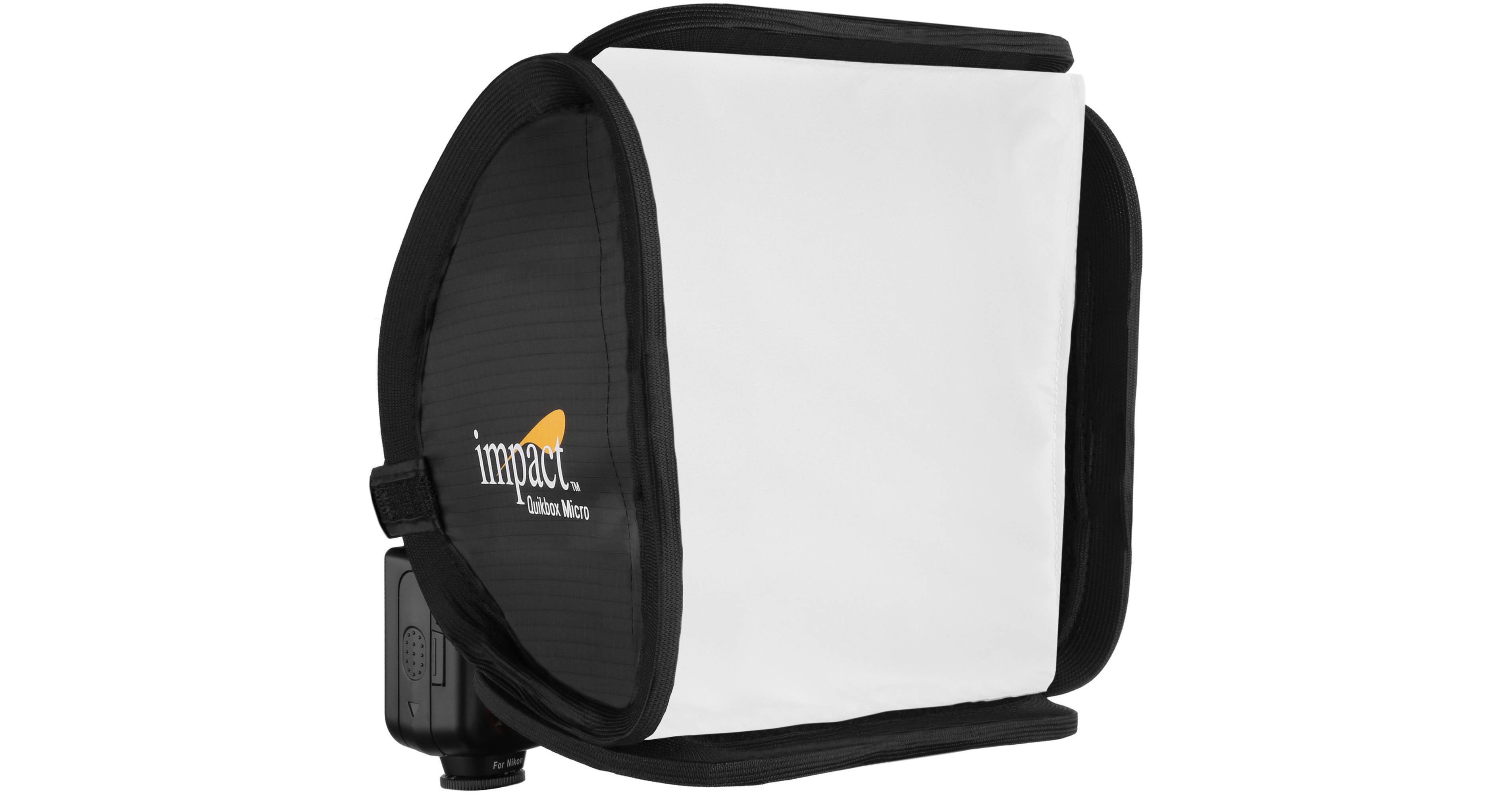 Impact Quikbox Micro On-Camera Softbox (9 x 9") EBO-0699 B&H