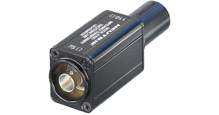 Neutrik AES/EBU Digital Impedance Transformer Adapter