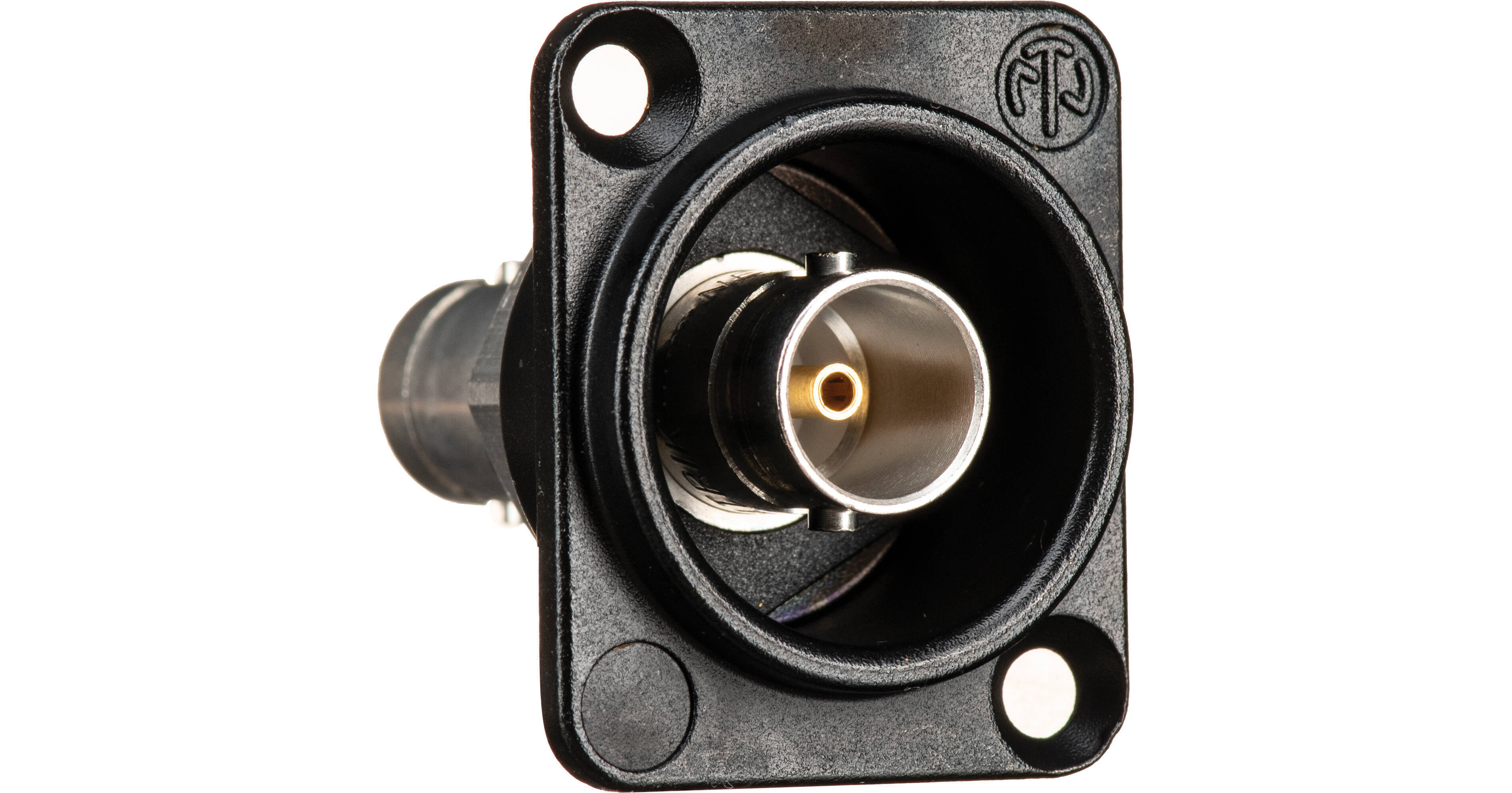 Neutrik Isolated BNC Chassis Connector in D-Shape NBB75DFIB B&H