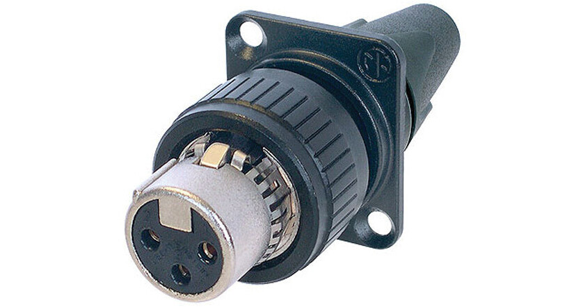 Neutrik NC3FDX-EMC-SPEC 3-Pole Female EMC-XLR NC3FDX-EMC-SPEC