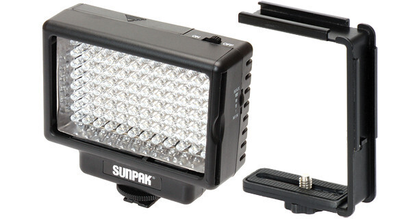 Sunpak VL-LED-96 Compact Video Light & Compact Video Bracket Kit