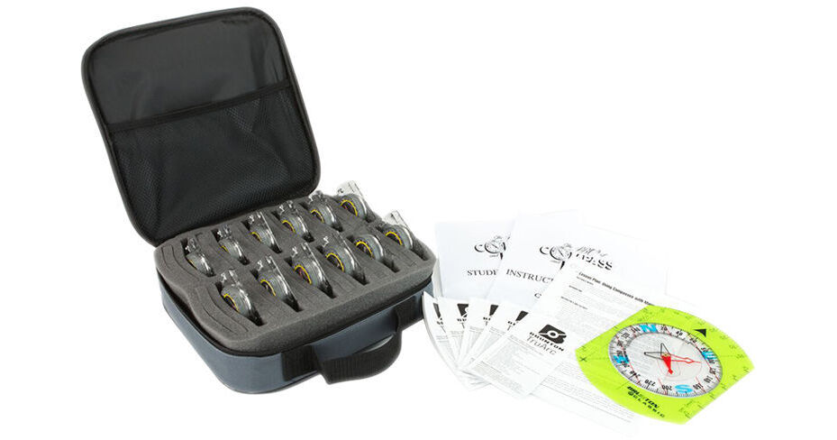 Brunton 9020G 12-Piece Instructor's Compass Set F-8900C-12 B&H
