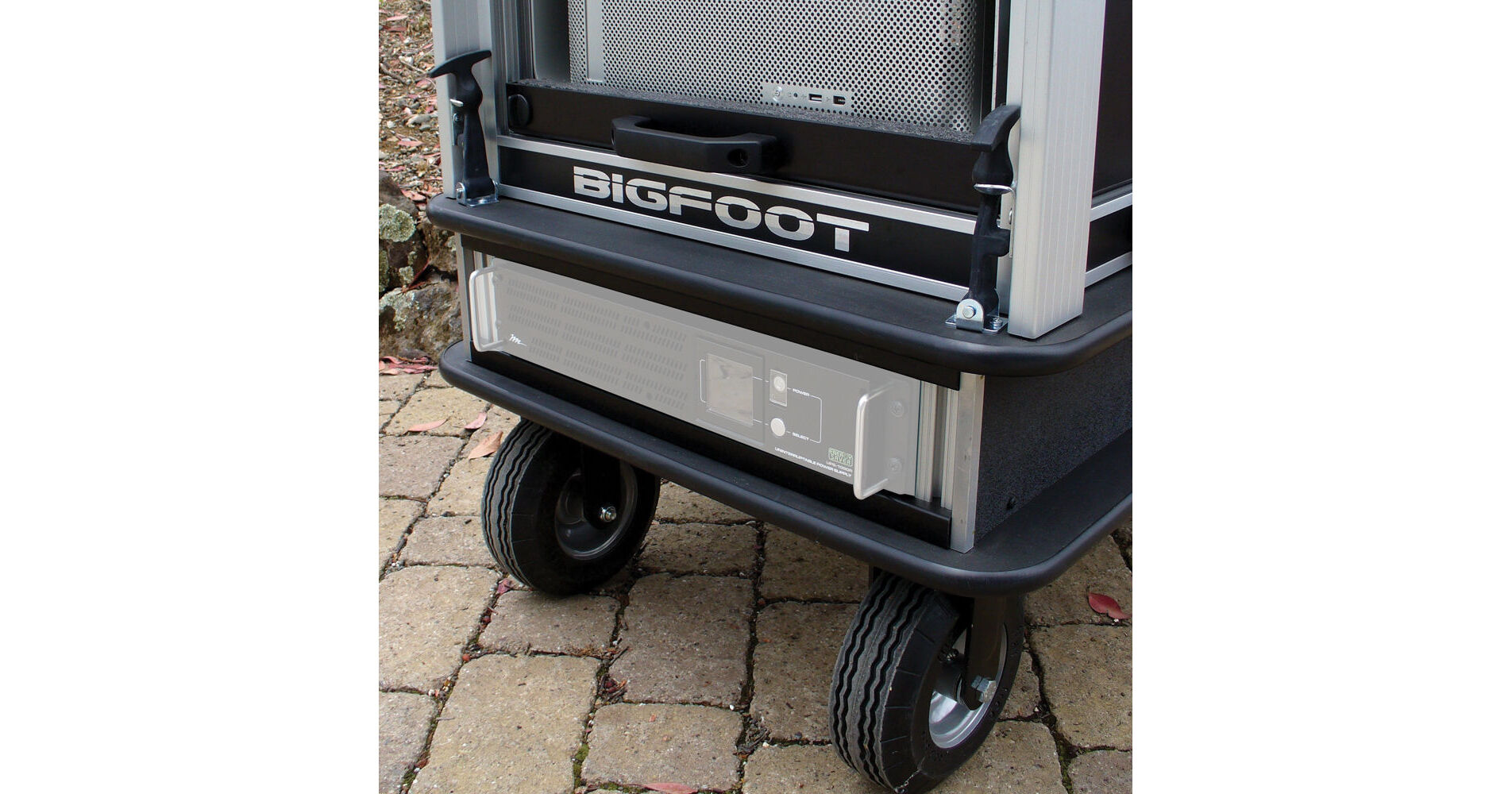 BigFoot 2RU Rack Base Assembly with 8" BH-2RU RK BASE ASSY 8" WH