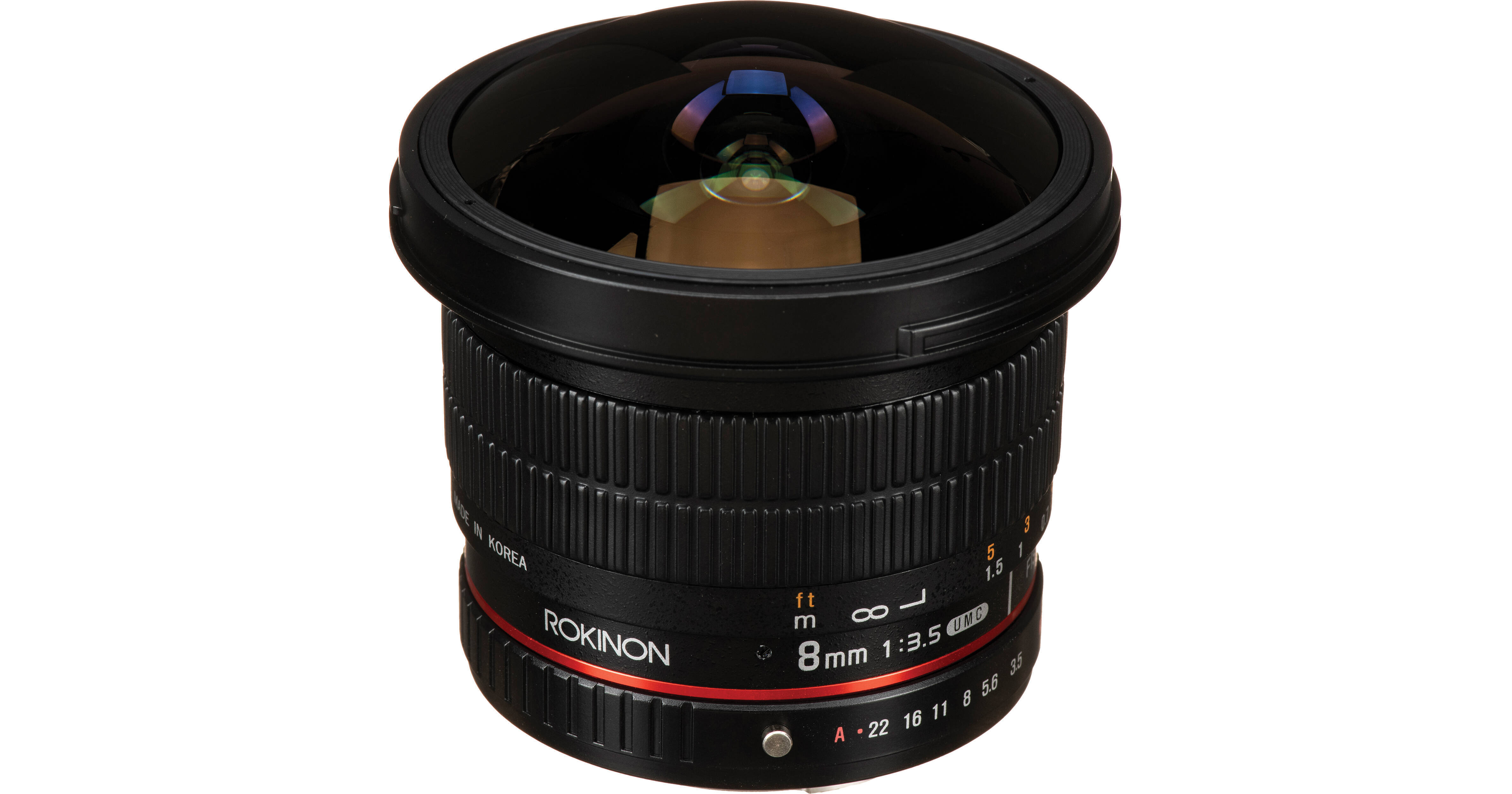 Rokinon 8mm f/3.5 HD Fisheye Lens with Removable Hood HD8M-P B&H