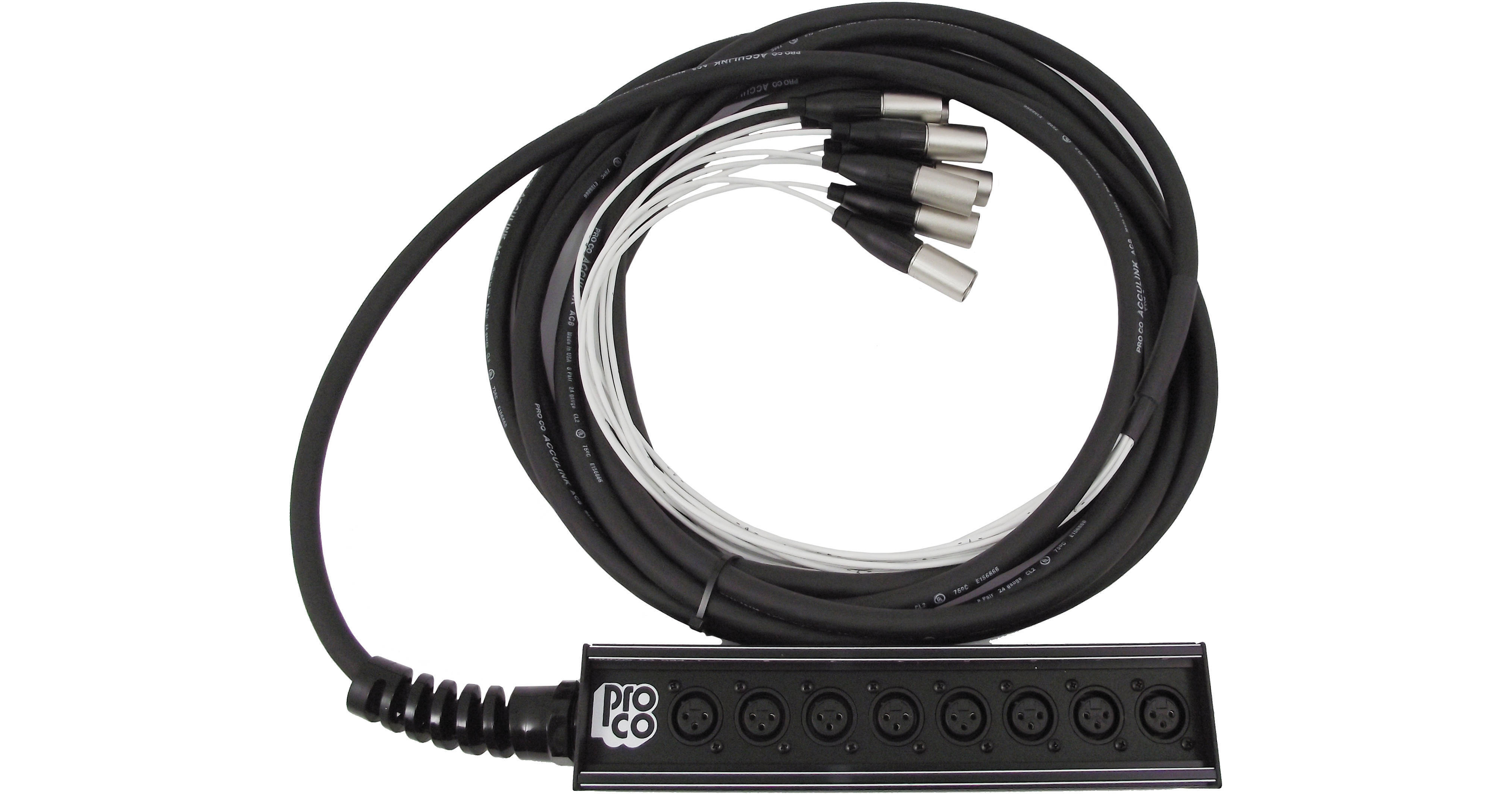 Pro Co Sound StageMASTER Drop Snake SMAST0800FBM-50 B&H Photo