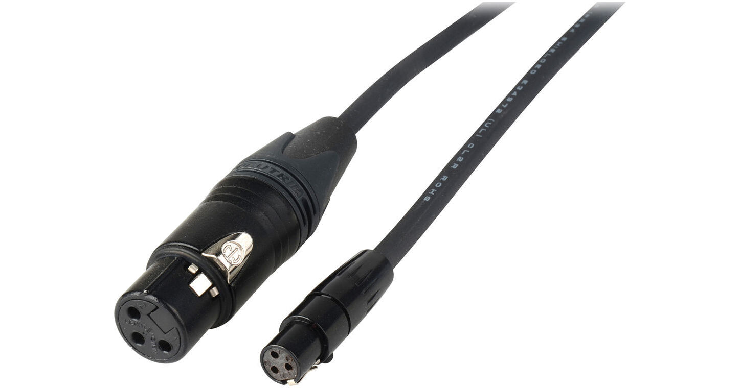 Laird Digital Cinema TA3F 3-Pin Female Mini-XLR to SD-AUD3-07