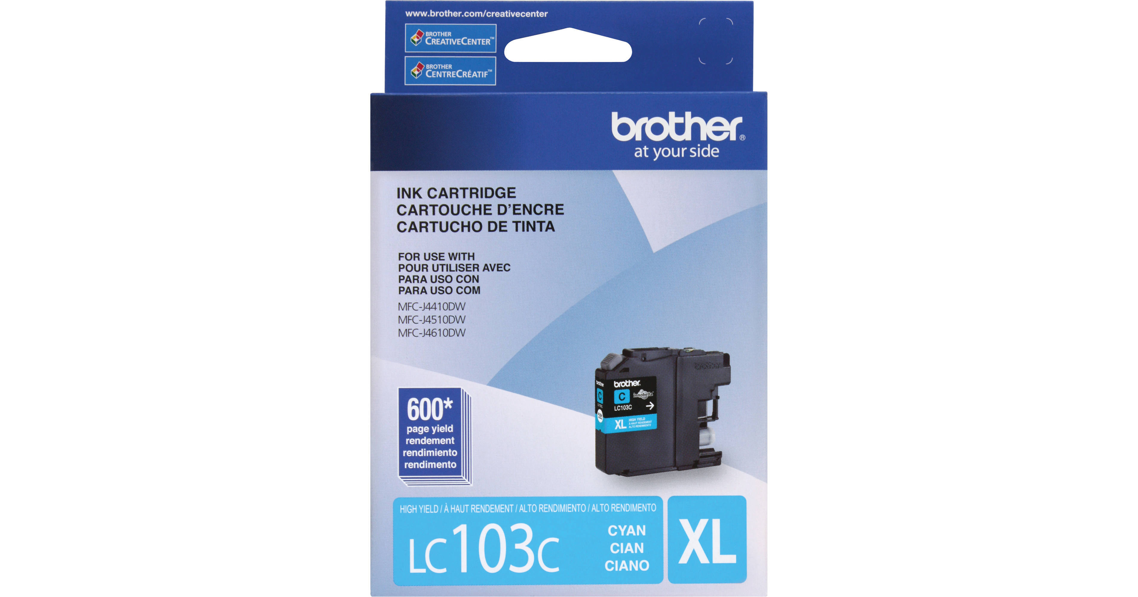 Brother LC103C Innobella High Yield Cyan Ink Cartridge LC103C