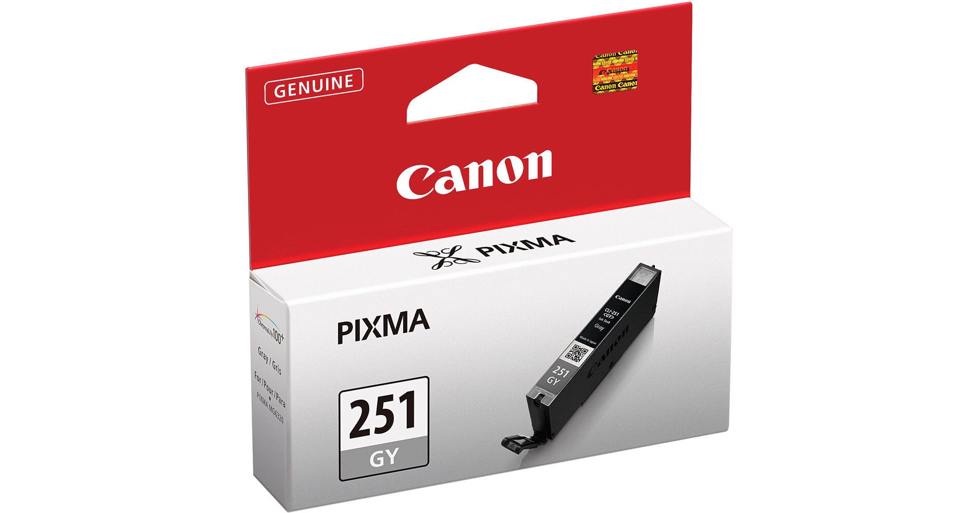 Canon CLI-251GY Standard Capacity Gray Ink Tank 6517B001 B&H