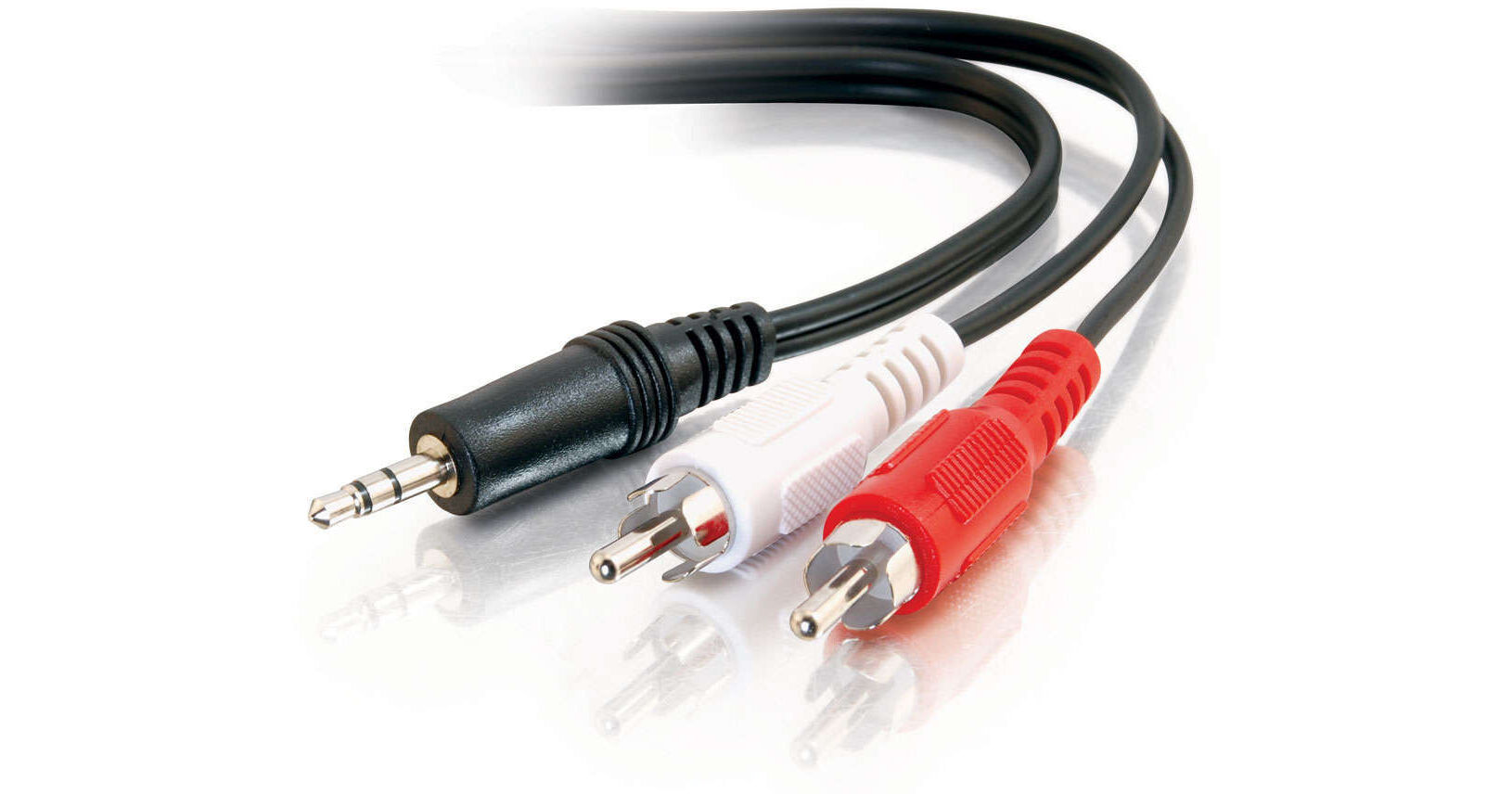 C2G Value Series 3.5mm Stereo Male to 2 RCA Stereo Male 39942