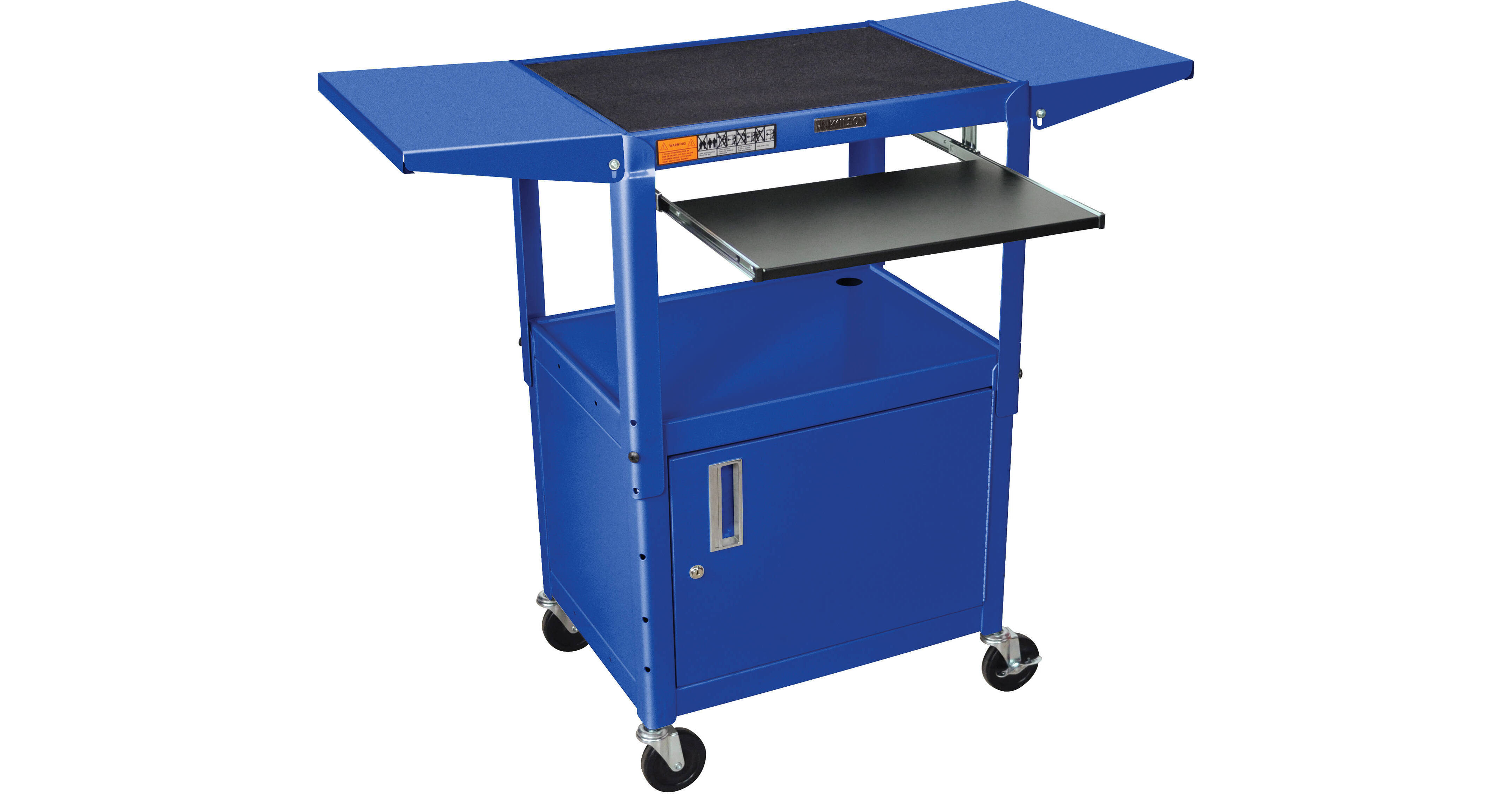 Luxor Adjustable Height Steel A/V Cart AVJ42KBCDL-RB B&H Photo