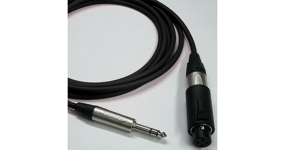 Canare Starquad Unisex XLR-TRSM Cable (Black, 35') CAUXTM035 B&H