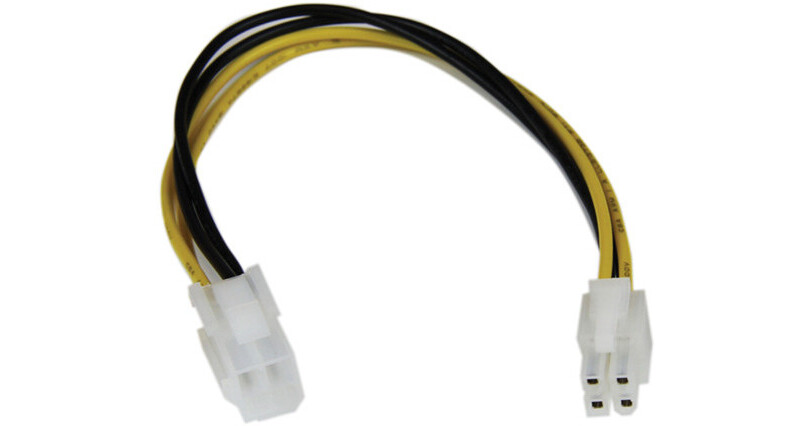 StarTech ATX12V 4 Pin Male/Female P4 CPU Power Extensi ATXP4EXT