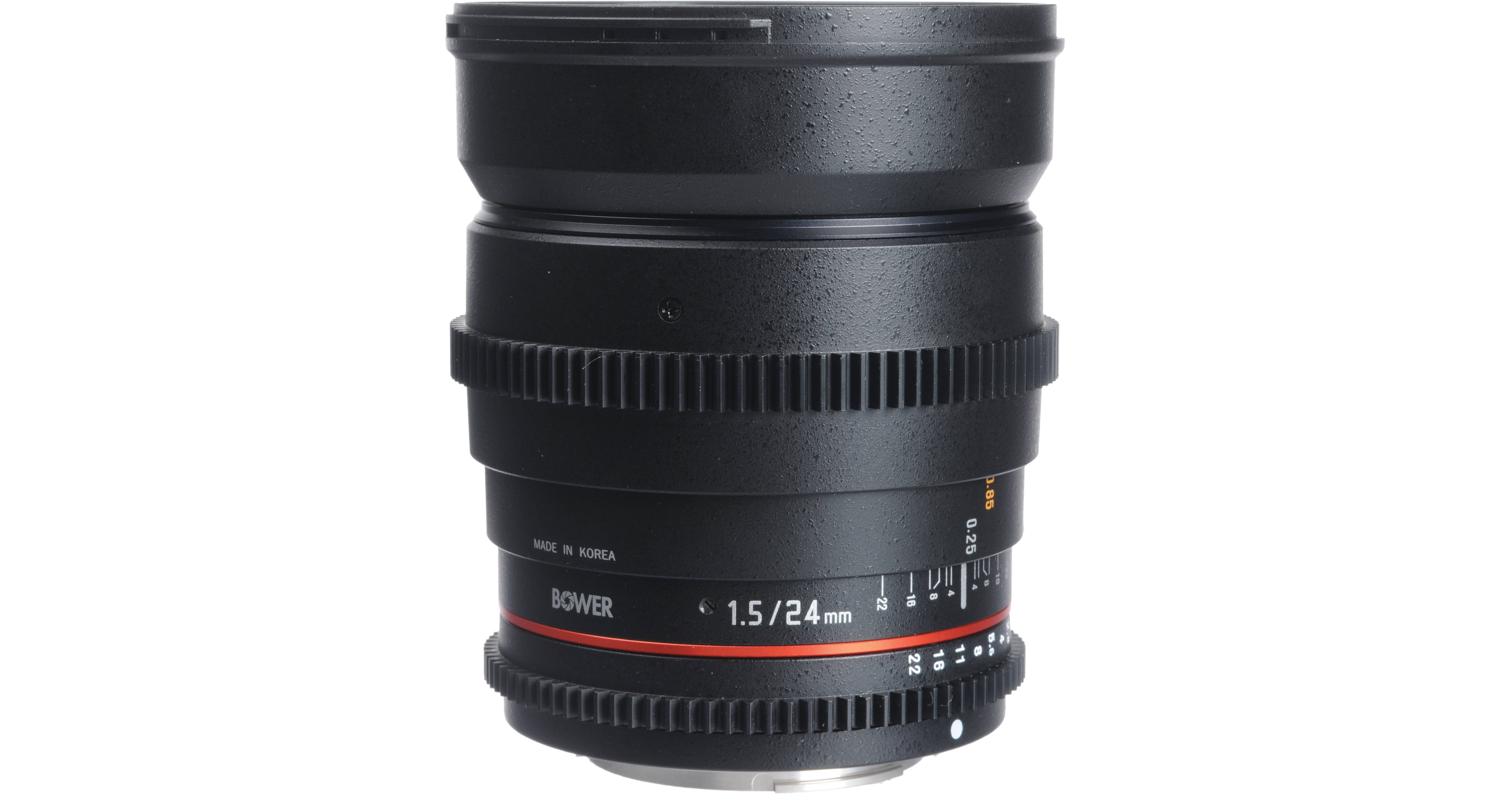 Bower 24mm T1.5 Ultra-Fast Wide-Angle Cine Lens For Sony