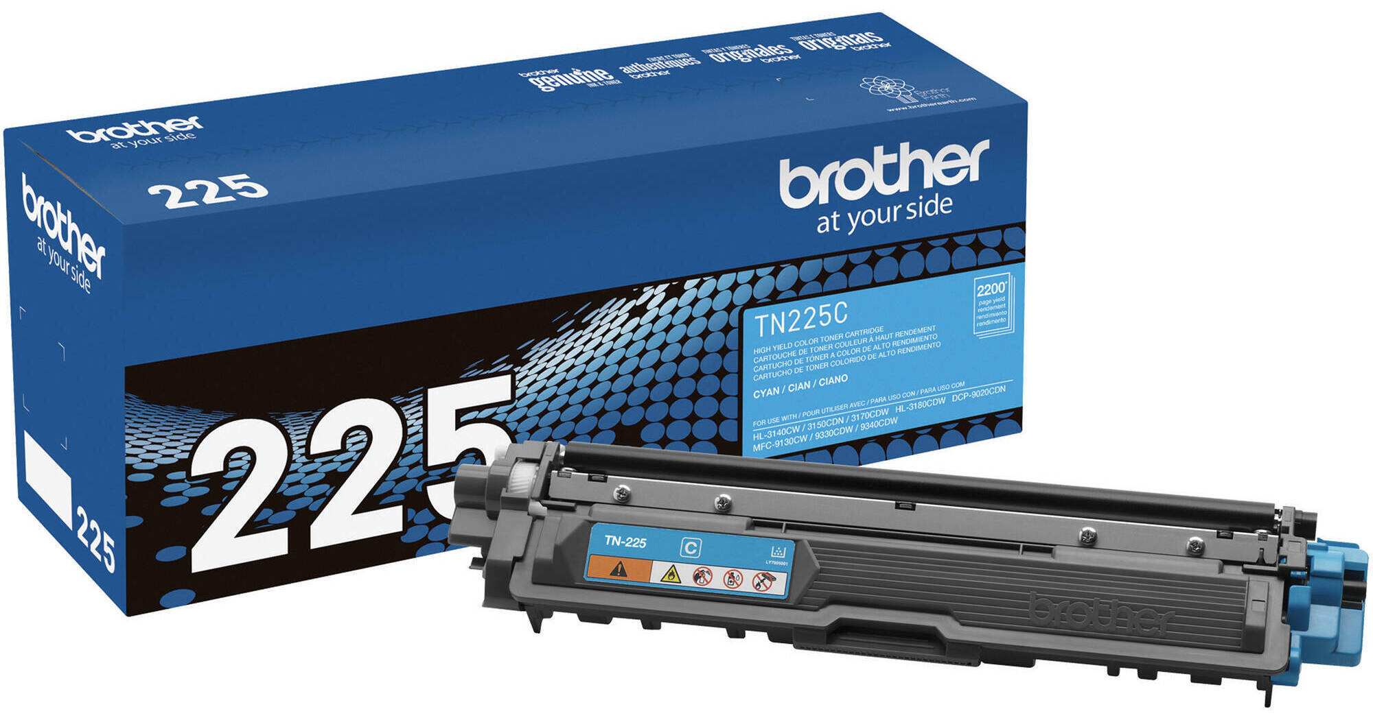 Brother TN225C High Yield Cyan Toner Cartridge TN225C B&H Photo