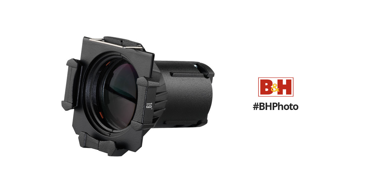 ETC 19° Lens Tube for Source Four Mini (Black) 7063A2002 B&H