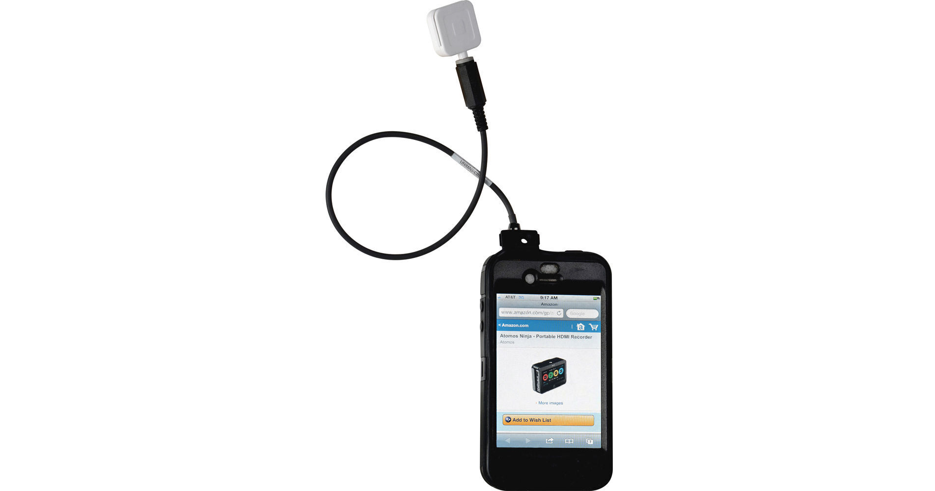 Sescom UniMag Mobile Mag Strip Reader to POS Phone UNIMAG-CBL1