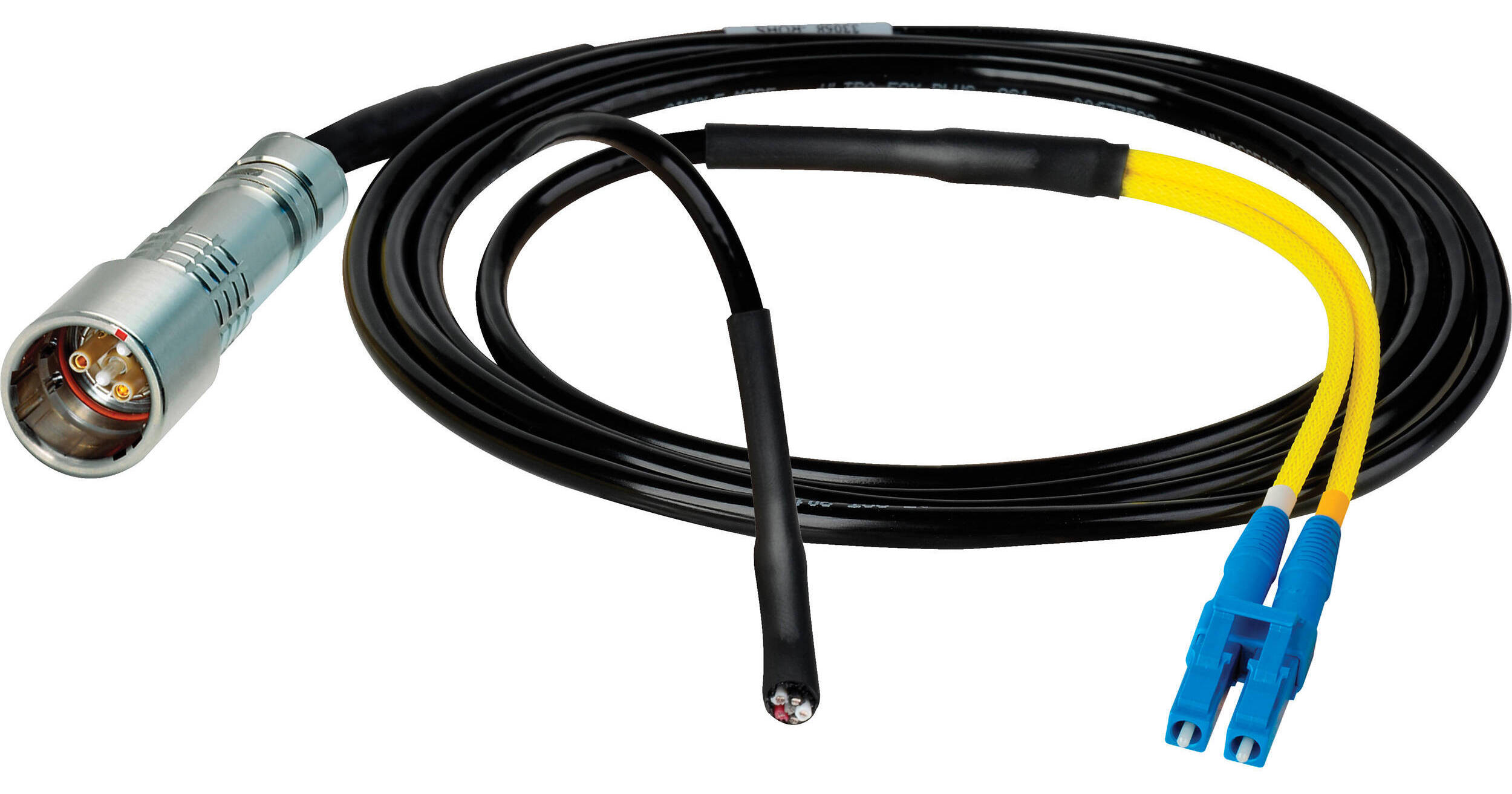 Camplex 6' Lemo PUW to Duplex LC Fiber & Blunt HF-PUWLC4-BO-006