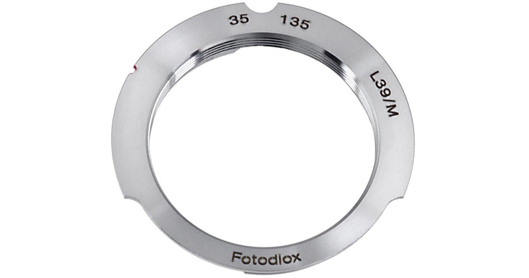 FotodioX M39 Lens to Leica M Camera Adapter M39-LM-35135 B&H