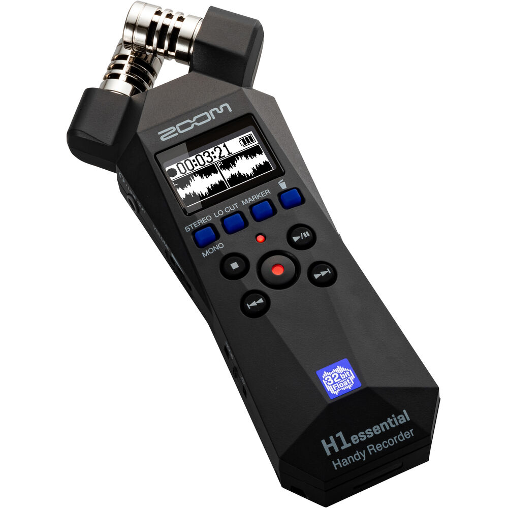 Zoom H1 Essential 2-Track 32-Bit Float Portable Audio Recorder - Lebanon