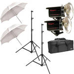 Photogenic PL1250C Two Powerlight Kit (120VAC) B&H Photo Video