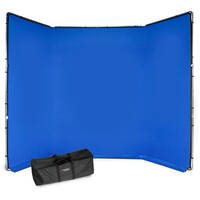 Manfrotto Blue Chroma Key FX Portable Background Kit 13.1x9.5-ft
