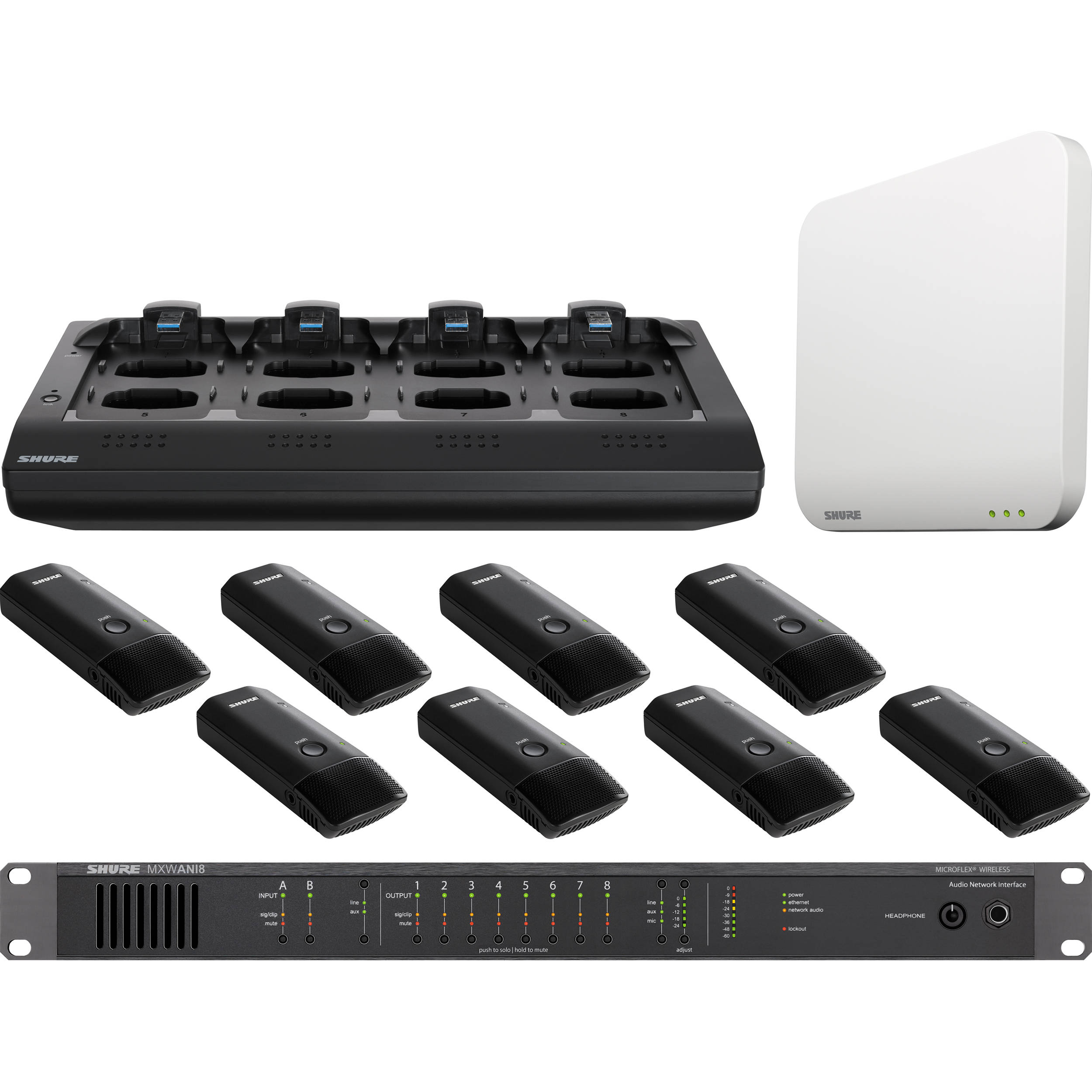 Shure Ceiling Panel Mic | Shelly Lighting