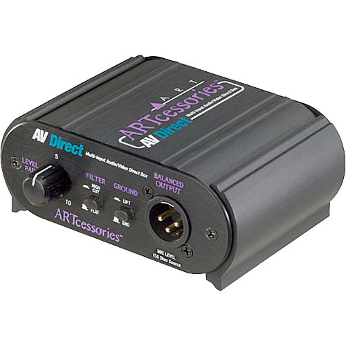 ART AV Direct - Multi-Input Audio/Video Direct Box AVDIBOX B&H