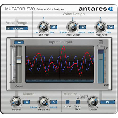 Antares Audio Technologies Mutator Extreme Voice Designer 35702E