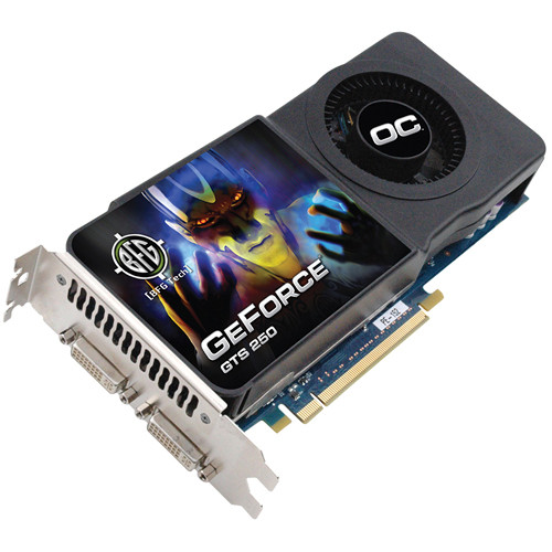 BFG Tech nVIDIA GeForce GTS 250 1GB GDDR3 PCI BFGEGTS2501024DE