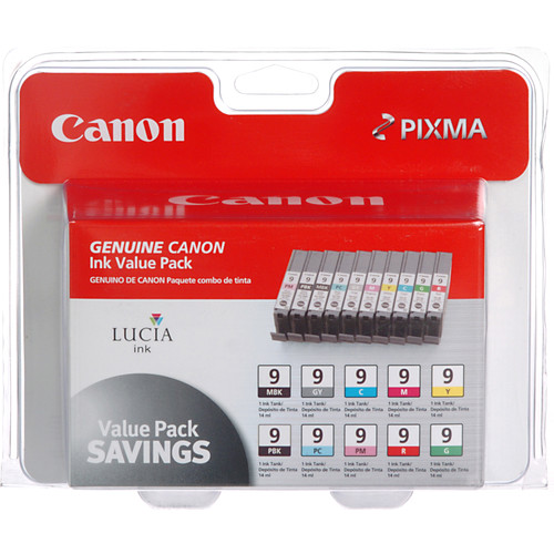Canon LUCIA PGI-9 Ink Cartridge 10-Pack 1033B005 B&H Photo Video