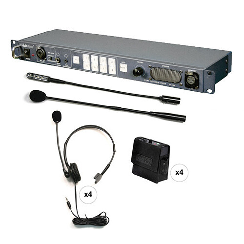 Datavideo ITC-100 8-User Wired Intercom System with 4 ITC-100