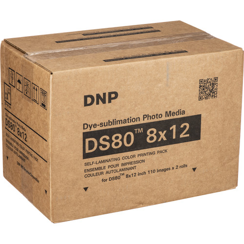 DNP 8 x 12" Print Pack for DS80 Printer (2-Pack) DS80 8X12 B&H