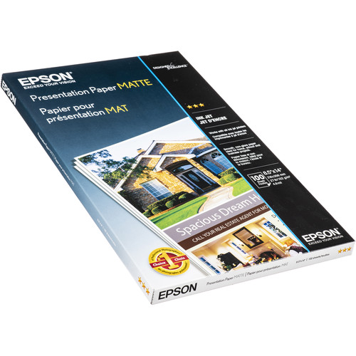 Epson Presentation Paper Matte S041067 B&H Photo Video