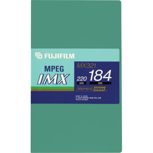 FUJIFILM MX321 L184 MPEG IMX Video Cassette, Large 15145142 B&H
