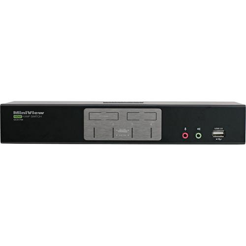 IOGEAR 4-Port HDMI Multimedia KVMP Switch with Audio GCS1794 B&H