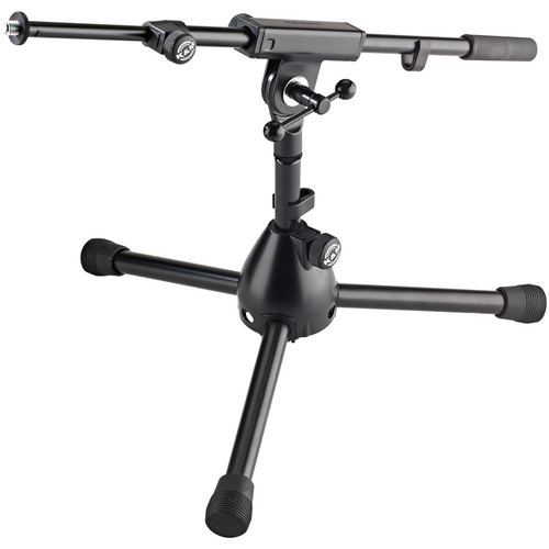 K&M 25950 Low Level Microphone Stand (Black) 25950-500-55 B&H